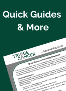 Cancer & Disability Insurance | Triage Cancer